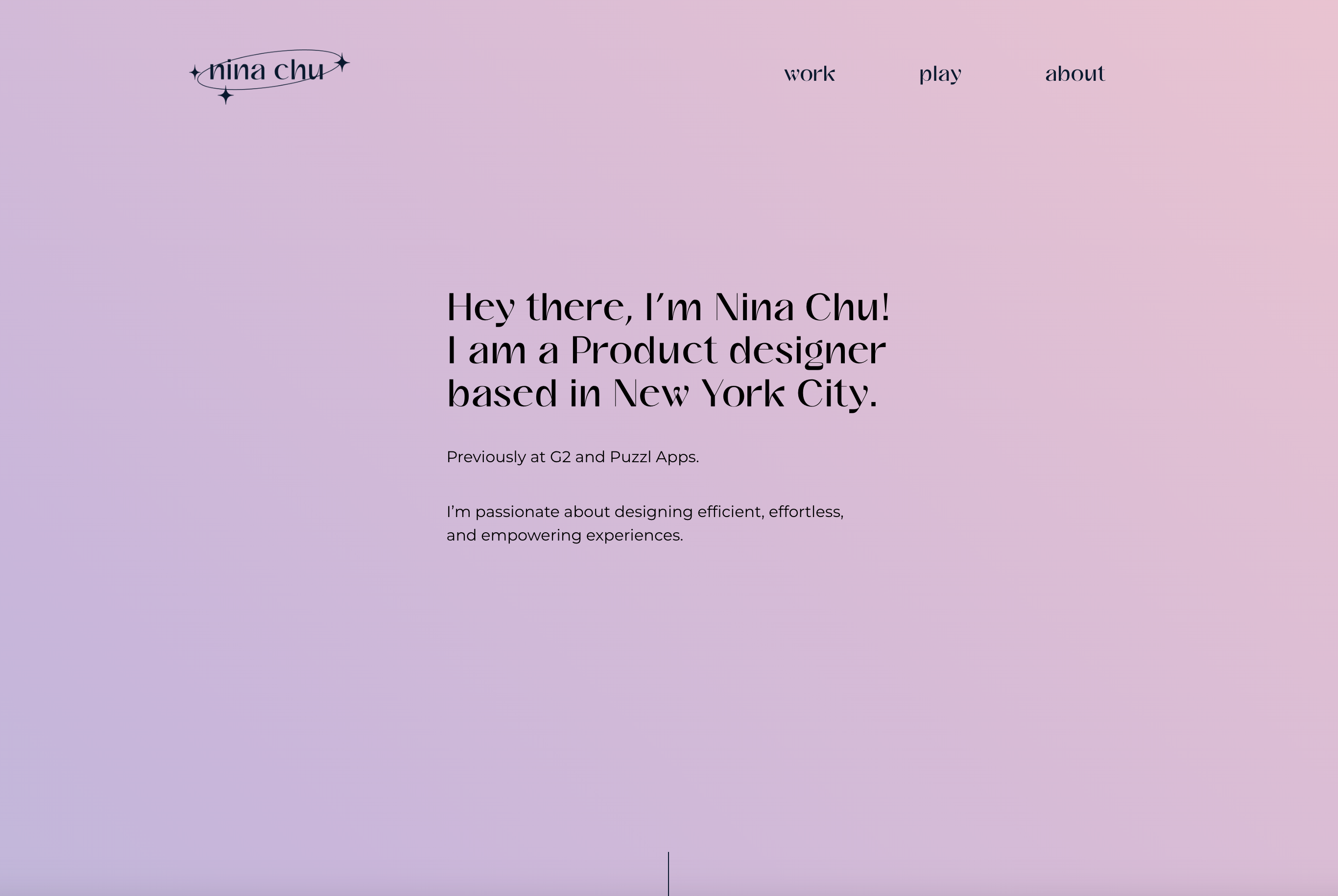 Nina Chu | UX Portfolio